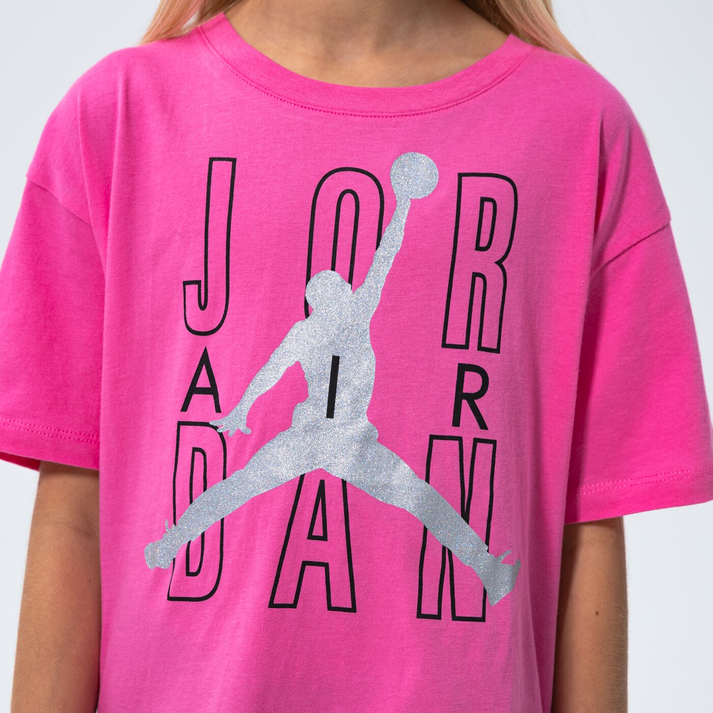 JORDAN TRIČKO JDG JORDAN AIR SHINE GIRL 45B058AA7 | barva RŮŽOVÁ ...