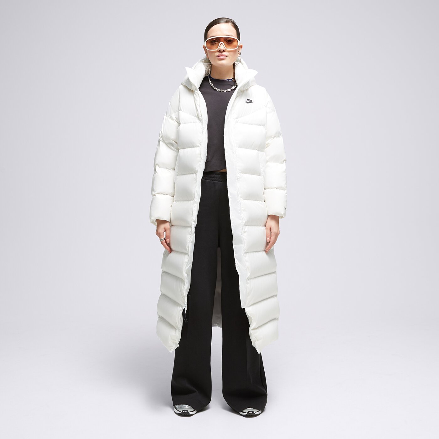 NIKE KABÁT W NSW TF CITY HD PARKA DH4081-100 | barva BÍLÁ | Módní Zimní ...