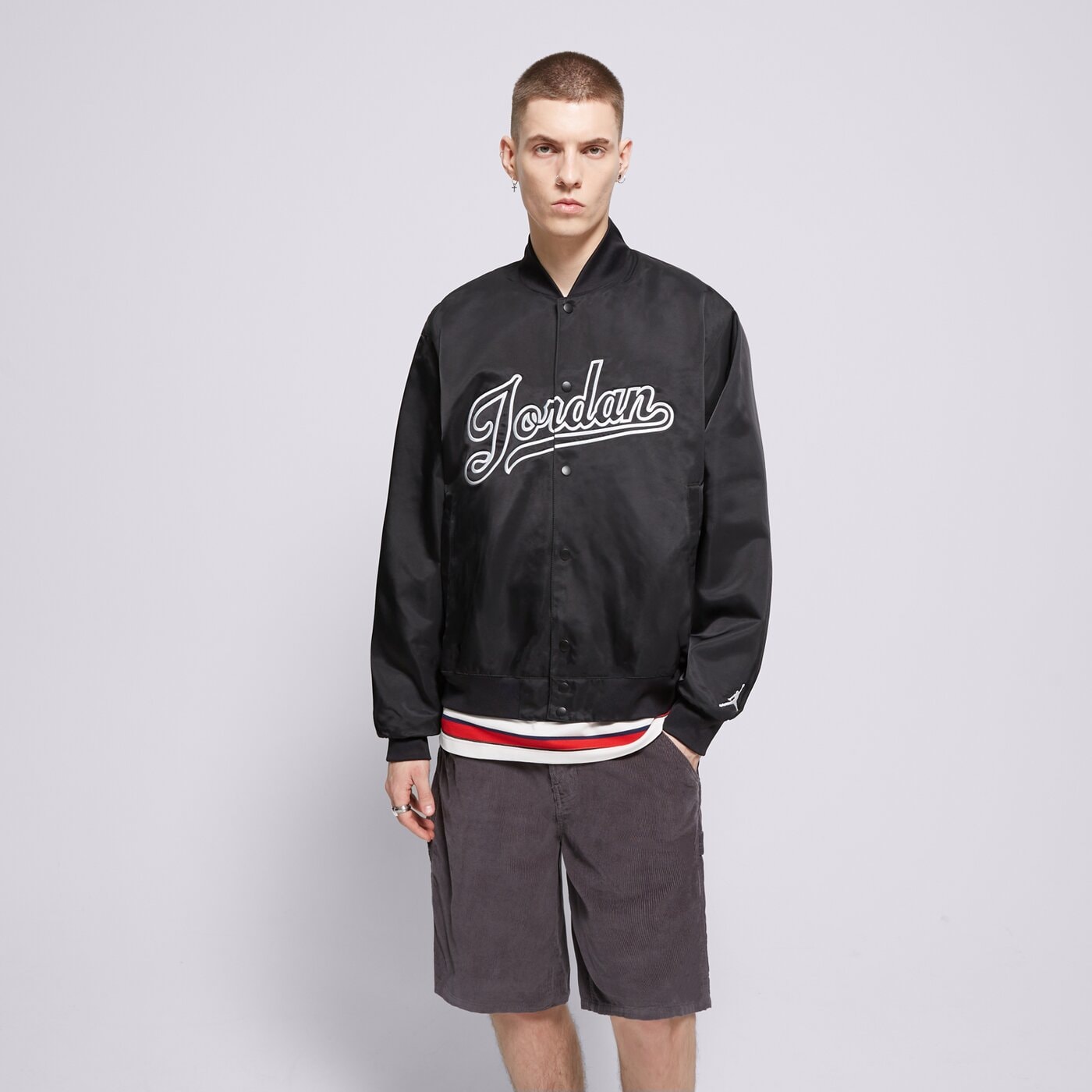JORDAN BUNDA M J FLT MVP STMT JKT FN4659-010 | barva černá | Módní Přechodné bundy. Muži ...