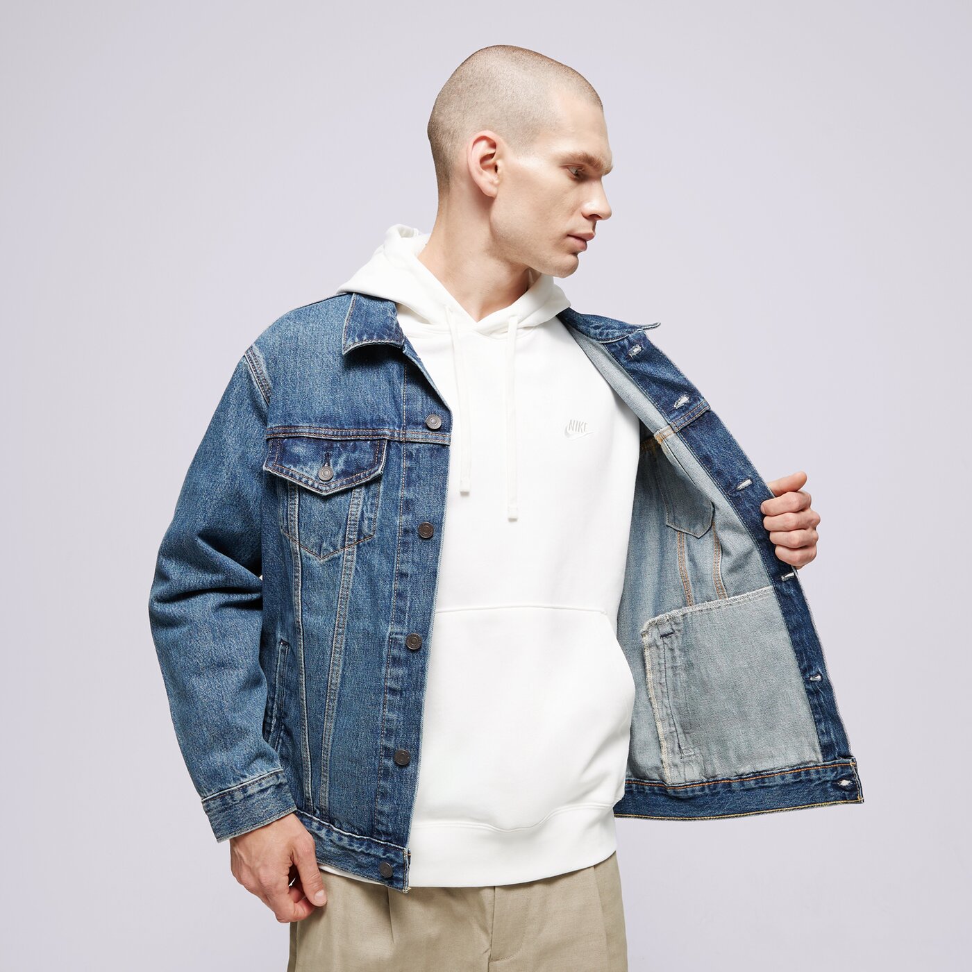 LEVI'S BUNDA RELAXED FIT TRUCKER MED INDIGO A5782-0001 | barva Modrá ...