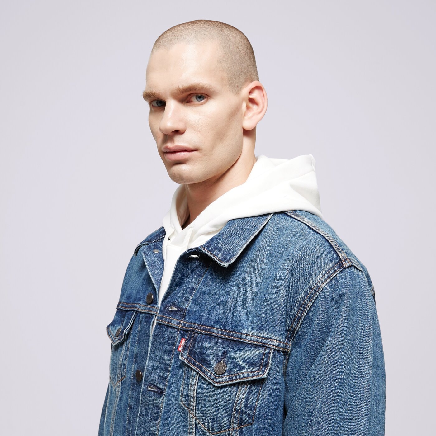 LEVI'S BUNDA RELAXED FIT TRUCKER MED INDIGO A5782-0001 | barva Modrá ...