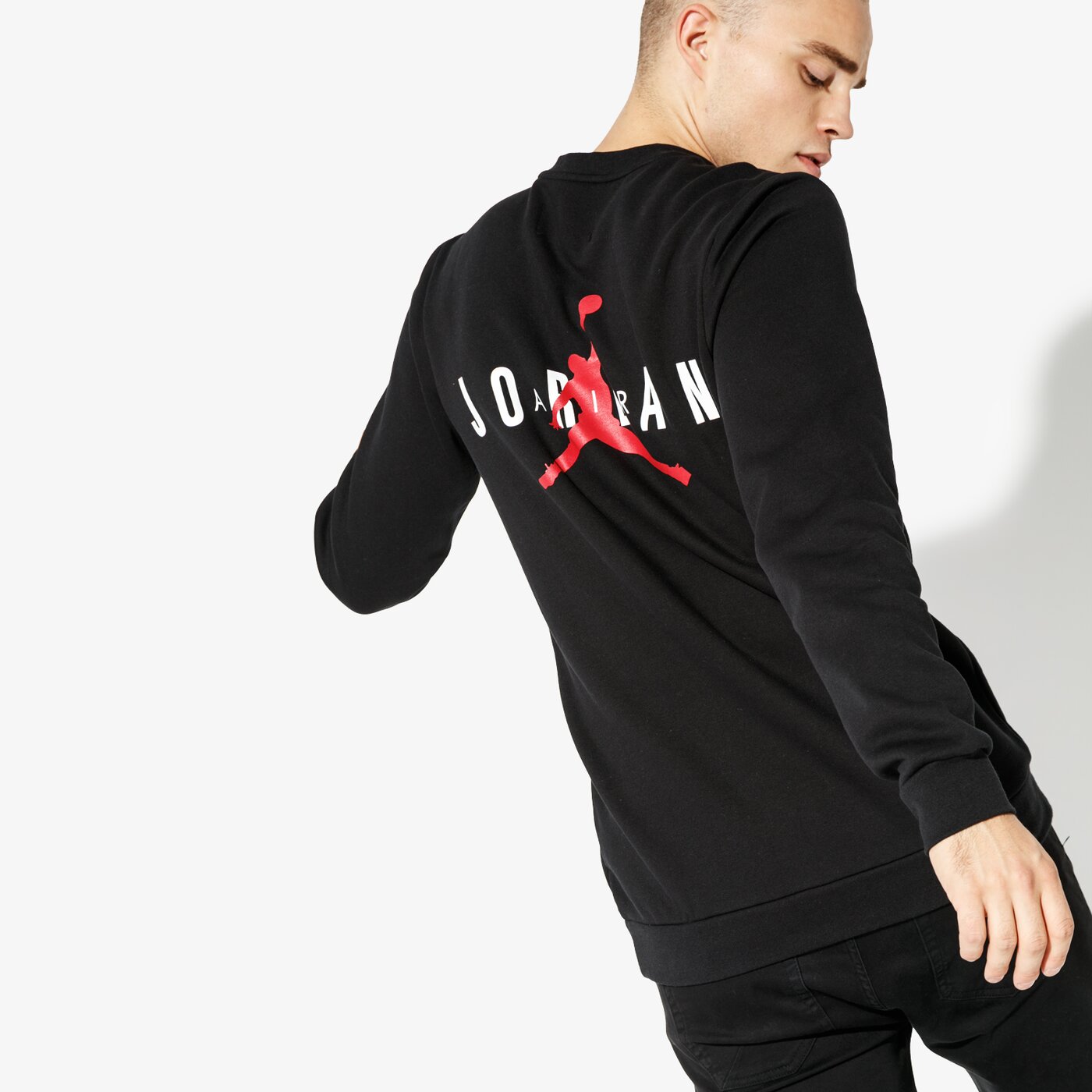 JORDAN MIKINA JUMPMAN AIR FLEECE CREW AA1457-010 | barva černá | Módní ...