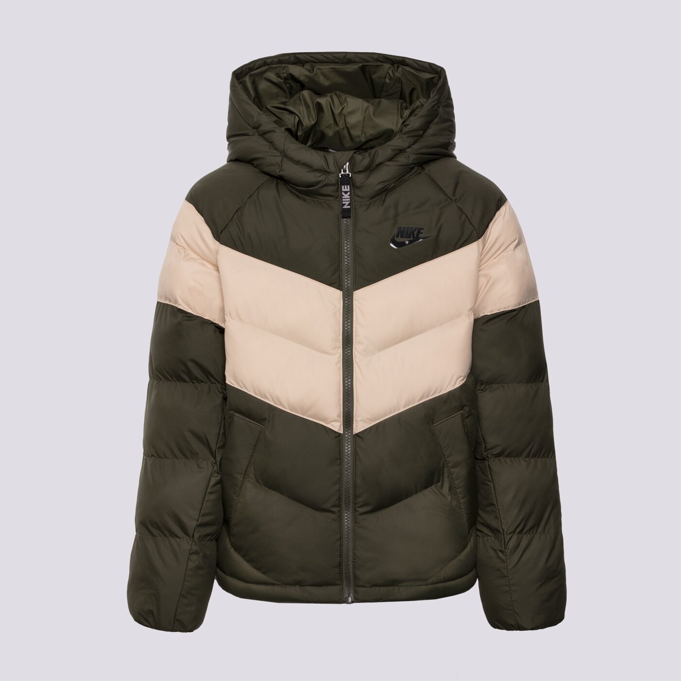 NIKE BUNDA ZIMNÍ K NSW SYN FL HD JCKT BOY FN7730-326 | barva KHAKI | Módní Bundy. Dítě Oblečení ...