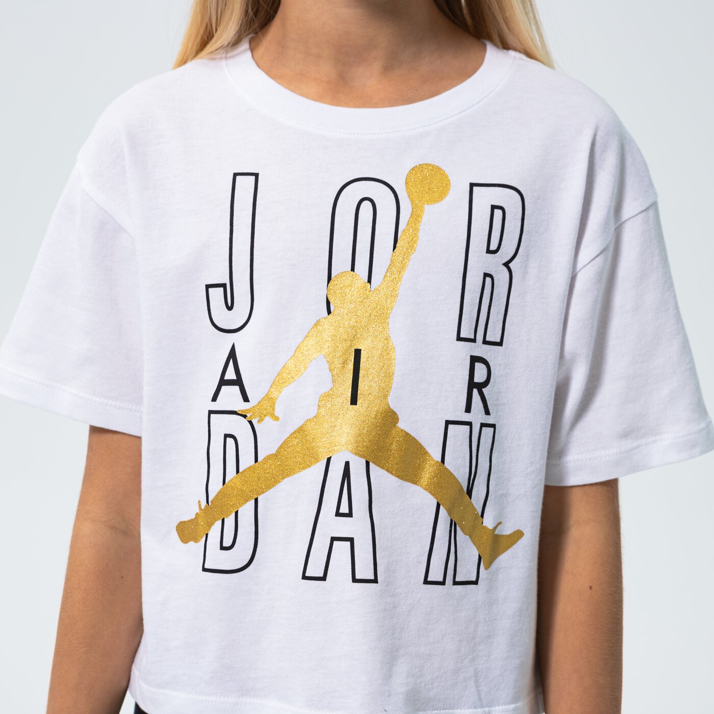 JORDAN TRIČKO JDG JORDAN AIR SHINE GIRL 45B058001 | barva BÍLÁ | Módní ...