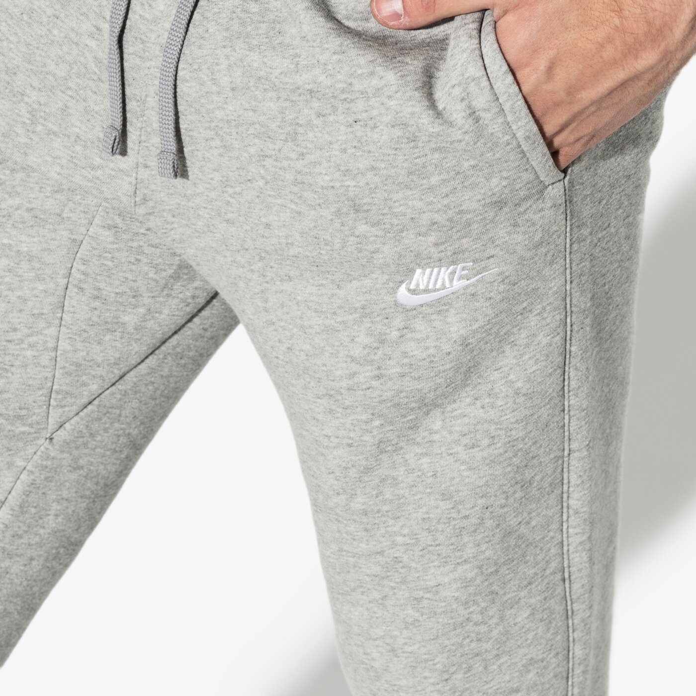 Nike Kalhoty M Nsw Pant Cf Flc Club 804406 063 Barva ŠedÁ Módní