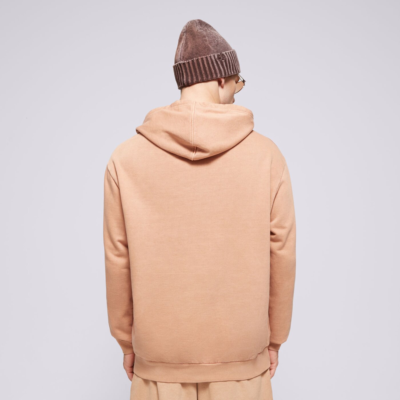 NEW ERA MIKINA S KAPUCÍ NE WASHED OVERSIZED NONE 60502669 | barva HNĚDÁ ...